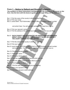 PA Notice to Defend and Divorce Complaint: Download in PDF